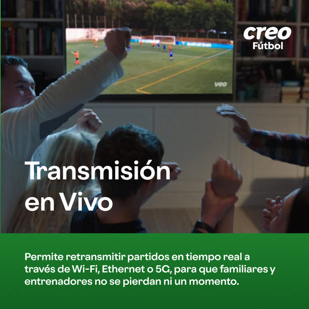 Veo Cam 3. Graba y transmite tus partidos en directo.