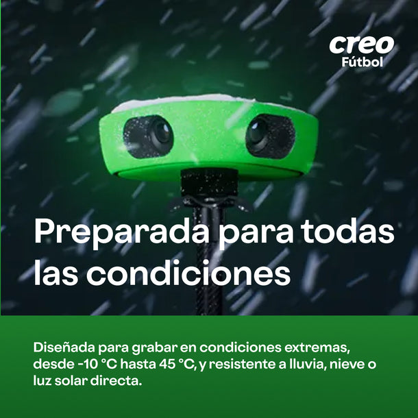 Veo Cam 3. Graba y transmite tus partidos en directo.