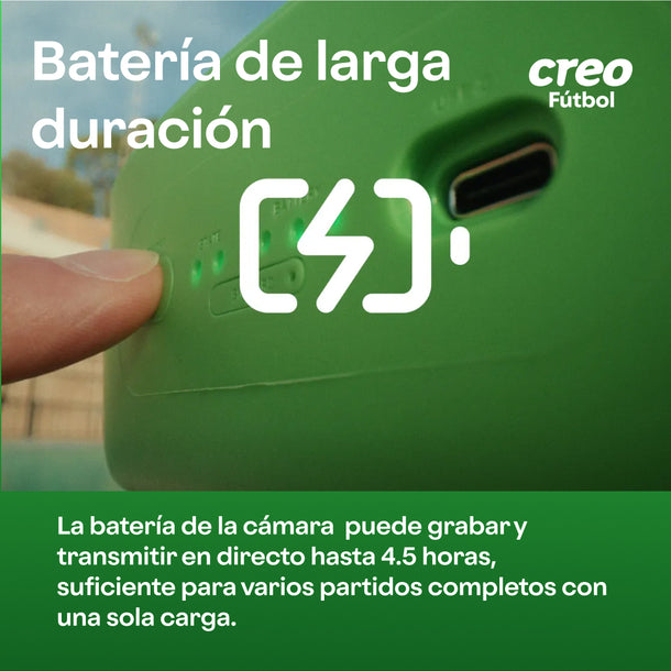 Veo Cam 3. Graba y transmite tus partidos en directo.