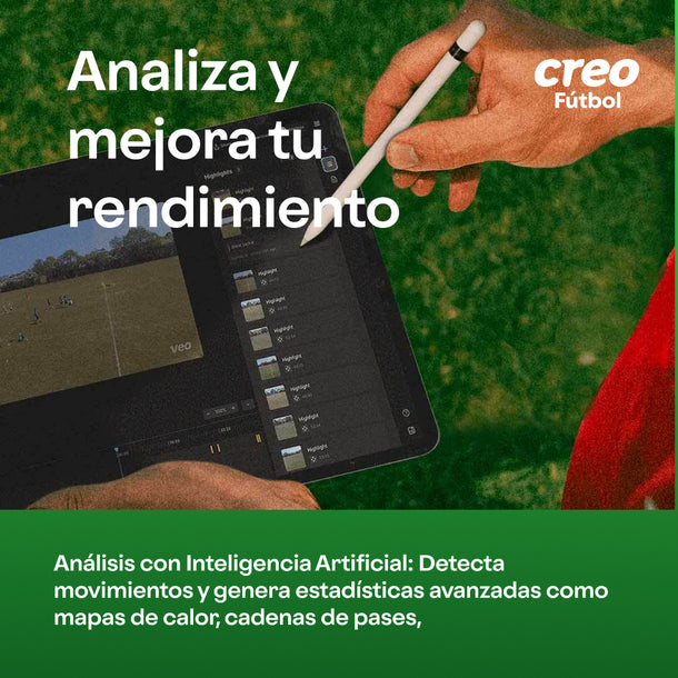 Veo Cam 3. Graba y transmite tus partidos en directo.